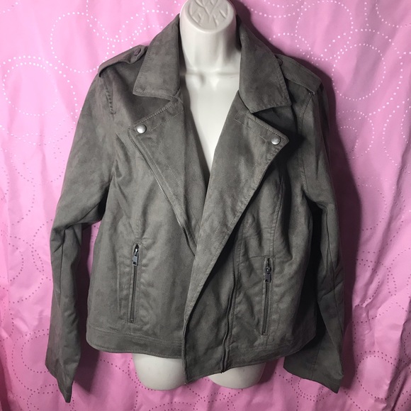 a new day | Jackets & Coats | Sexy Suade Ish Jacket | Poshmark